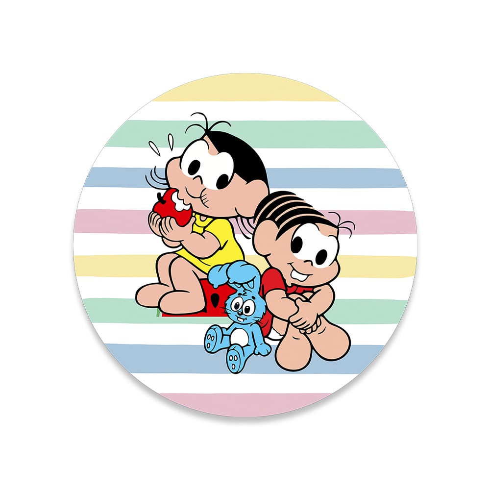 Painel Tematico Monica e Magali Veste Facil C/elastico | Shopee Brasil