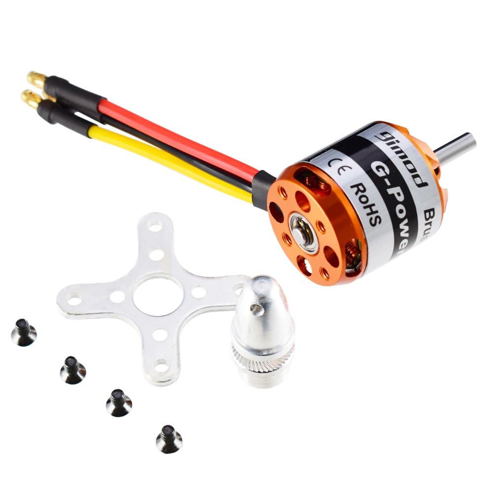 Motor D2836 1500kv 368w 9imod Brushless Empuxo 1,1kg | Shopee Brasil