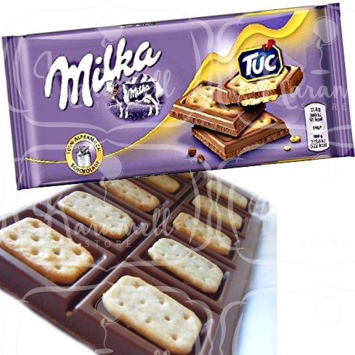Milka Tuc - Chocolate ao Leite & Biscoito - Importado da Hungria - 87g ...
