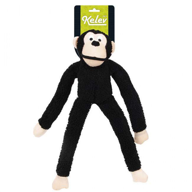 Brinquedo para cães Jambo Macaco Pelúcia Preto GRANDE | Shopee Brasil