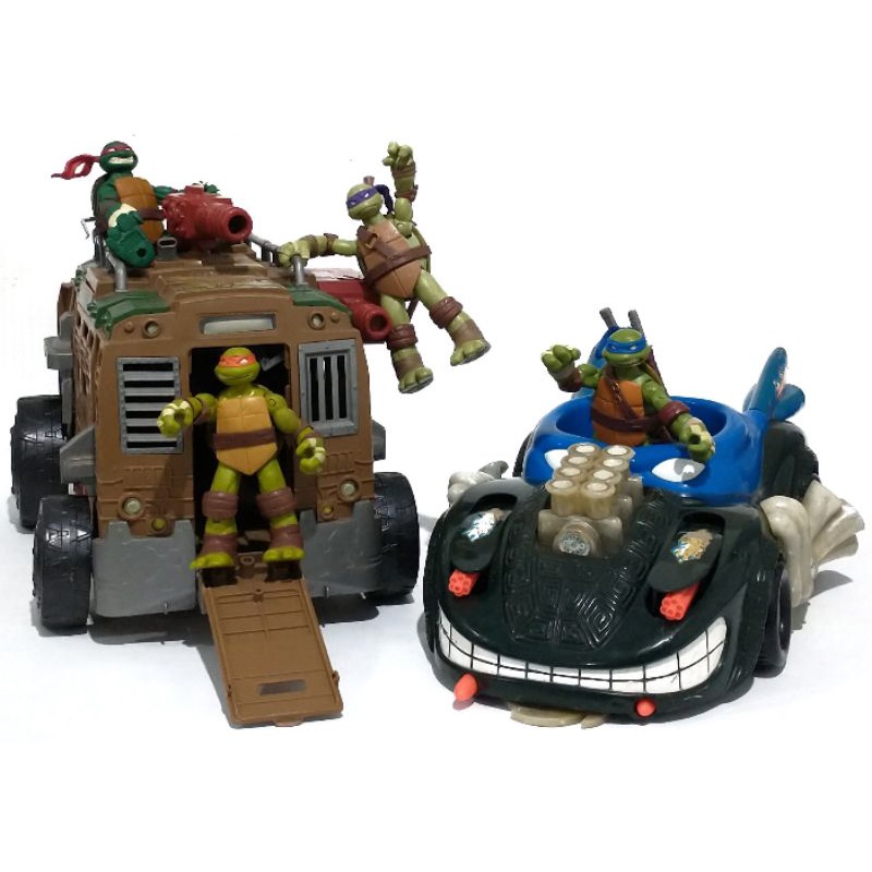 Shellraiser Carro Das Tartarugas Ninja Nickelodeon Playmates | Shopee ...
