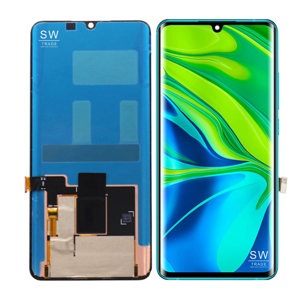 Display Touch Frontal XIAOMI Mi Note 10/ PRO - C/Biometria Funciona ...
