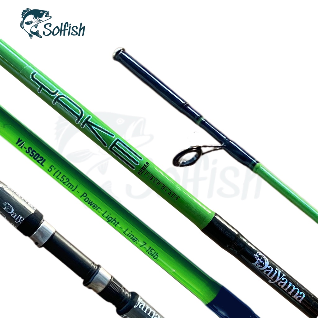 Vara de Pesca Ultra Light Maciça 15lbs Daiyama Yake Barata Para ...