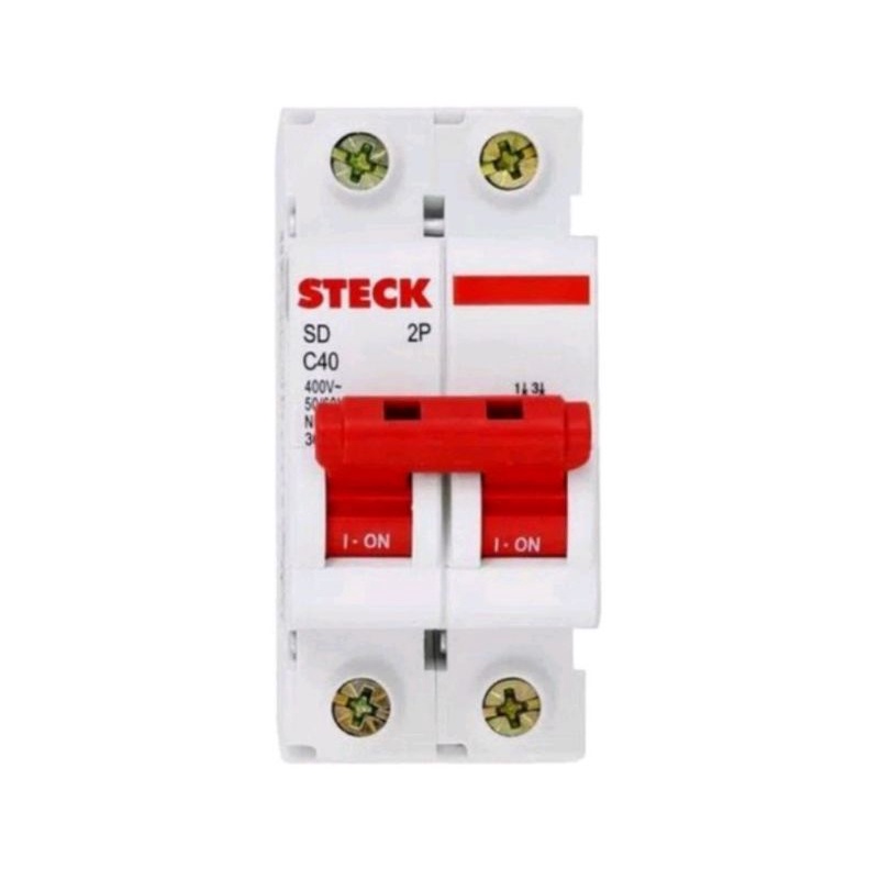 Disjuntor Steck Din Curva C Unipolar e Bipolar 16A 20A 25A 32A 40A 50A 63A | Shopee Brasil