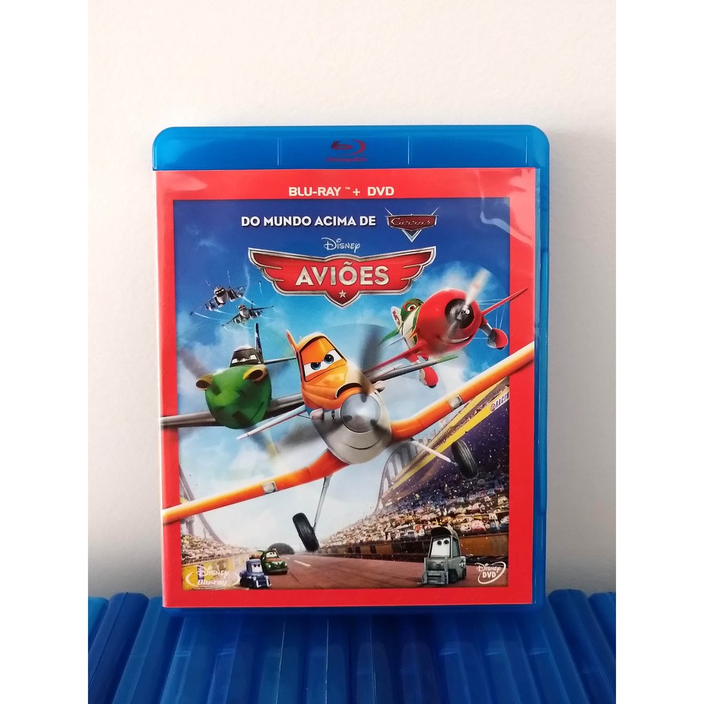 Blu-ray + DVD Disney Aviões - Do mundo acima de Carros - 2 discos ...