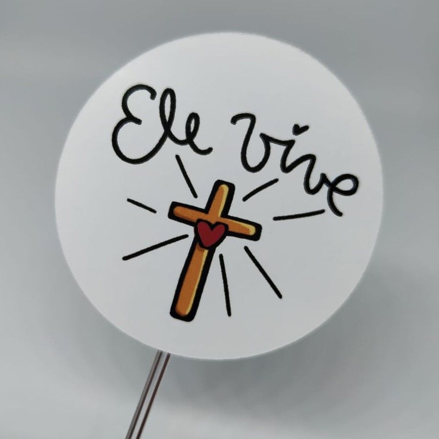 60 Etiqueta Adesivo Rotulo Feliz Páscoa / Jesus - Ele Vive | Shopee Brasil