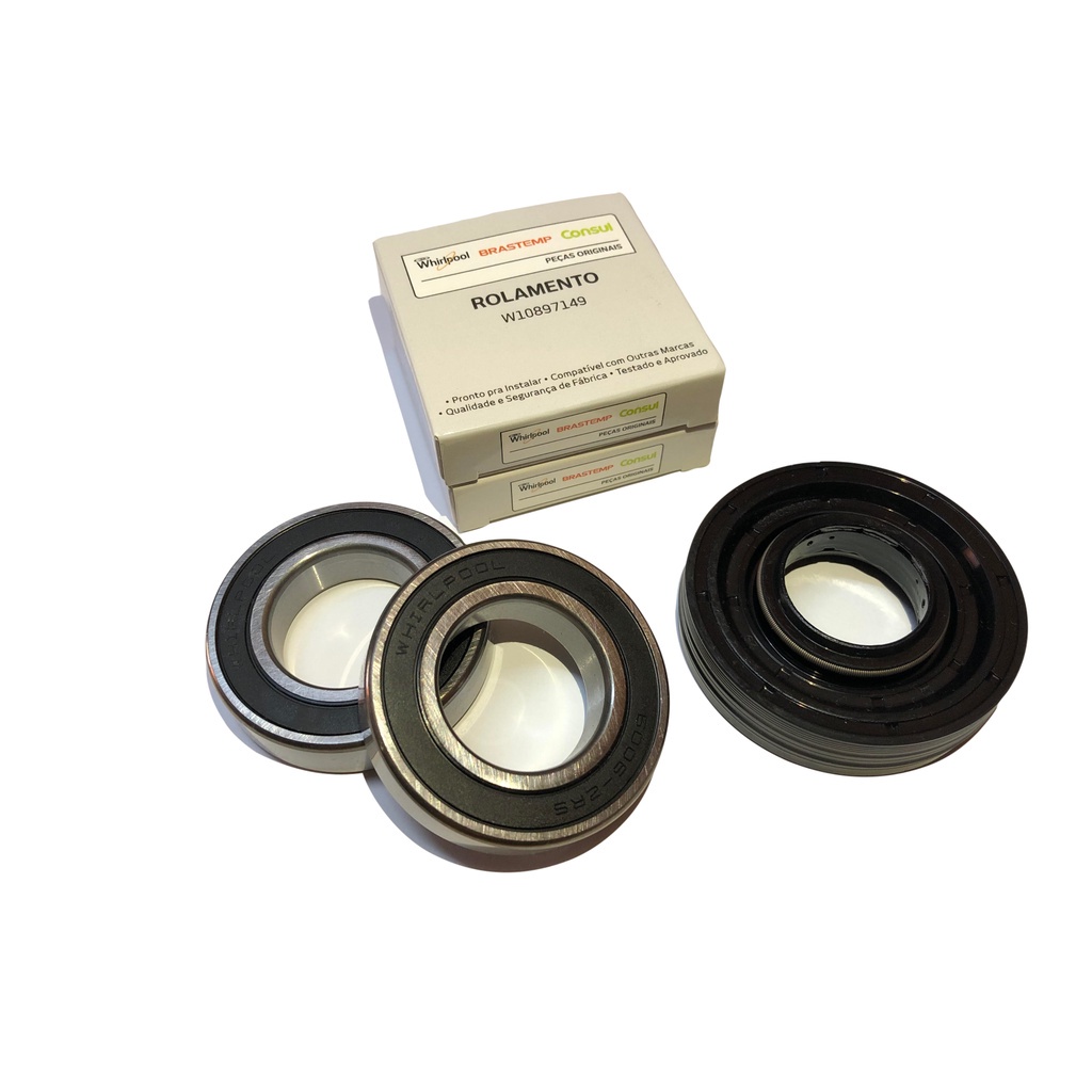 Kit Rolamento e retentor Lavadora Brastemp Consul 6006 2rs | Shopee Brasil