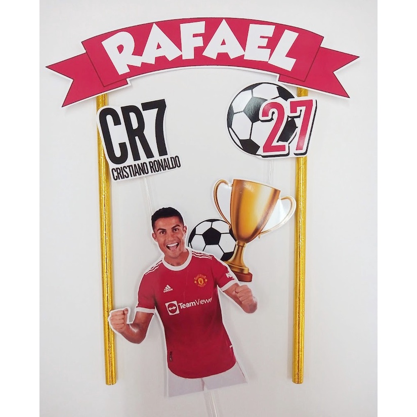 Topo de bolo CR7 | Shopee Brasil