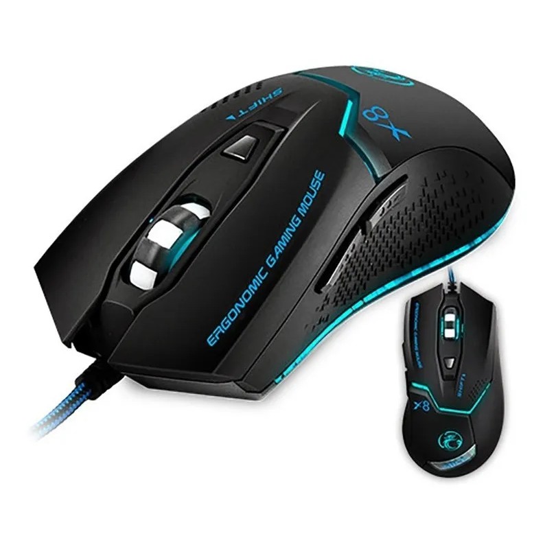 Mouse Gamer Profissional B-max Gaming 6d 2400dpi - X8 Gaming | Shopee Brasil