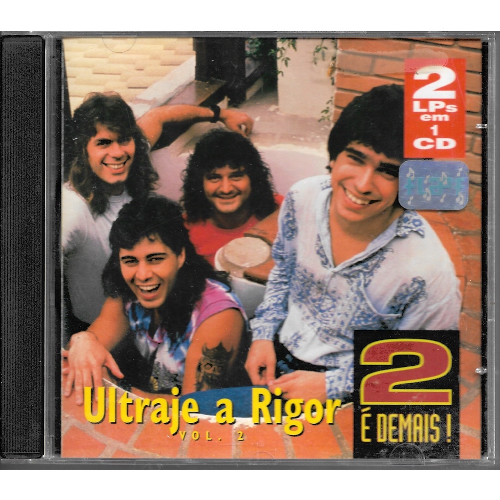 CD ULTRAJE A RIGOR 2 EM 1 CRESCENDO E POR QUE | Shopee Brasil