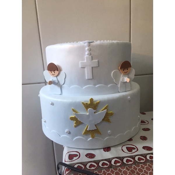 Bolo Fake Batizado | Shopee Brasil