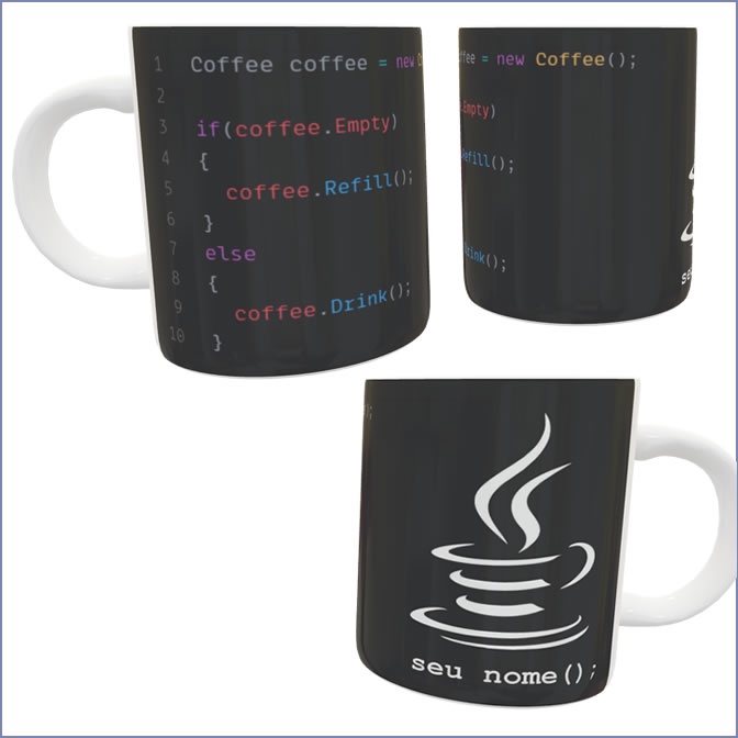 Caneca do Programador + café - Caneca Dev - Caneca do Desenvolvedor - Caneca de T.I | Shopee Brasil