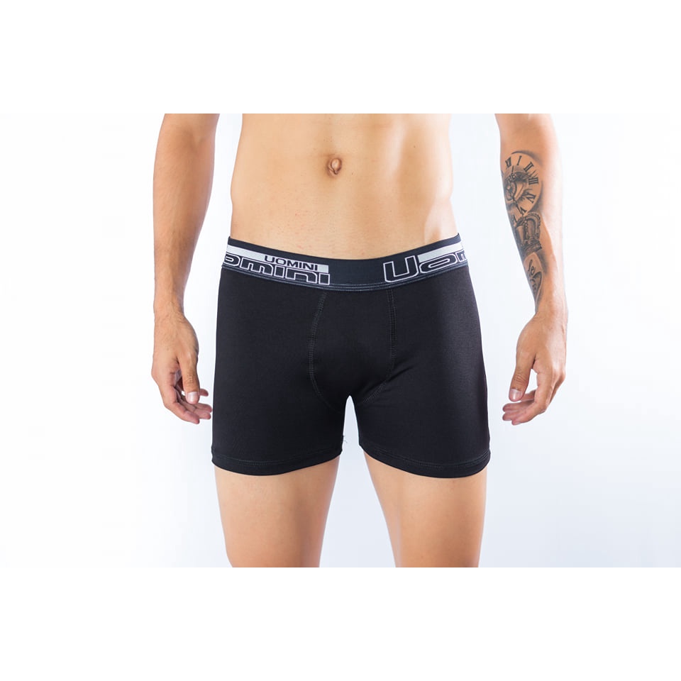 2 Cuecas Boxer Uomini Elástica Confortável Roupa Masculina Cueca Boxer ...
