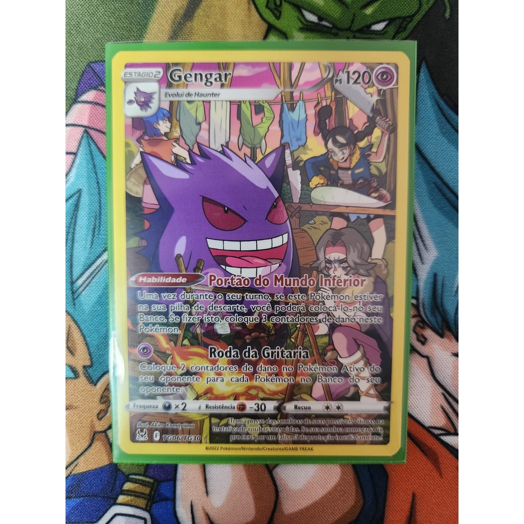 Carta Pokemon Gengar | Shopee Brasil