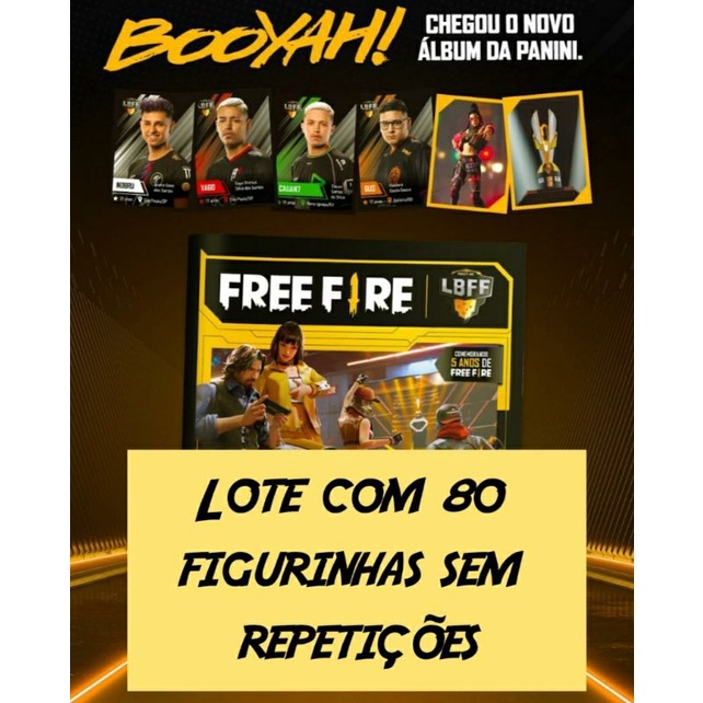 80 figurinhas sem repetições do álbum Panini free fire 2022! panini ...