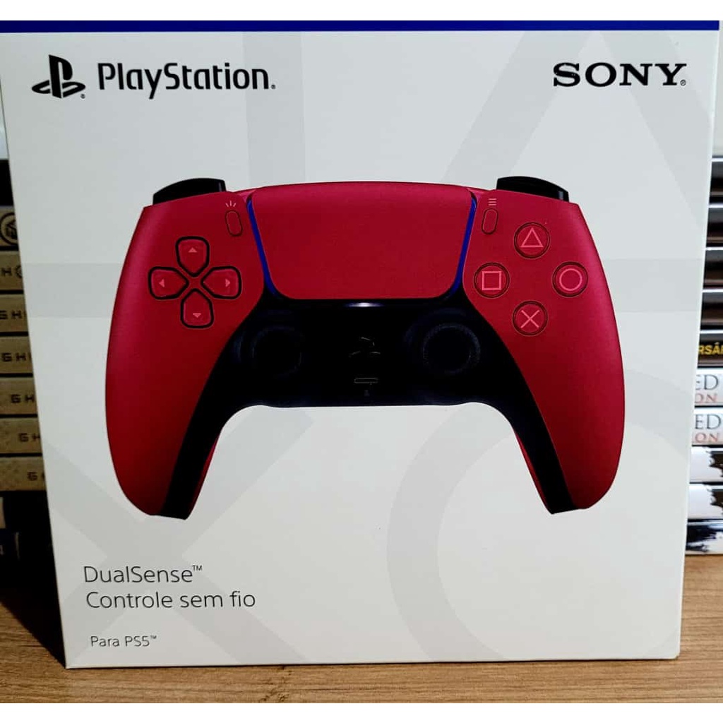 Controle Dualsense Cosmic Red Ps5 Lacrado | Shopee Brasil