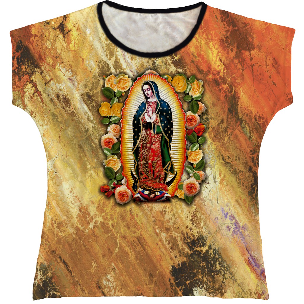Blusa Nossa Senhora de Guadalupe Bata Rainha do Brasil | Shopee Brasil