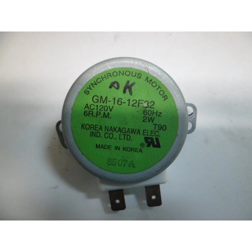 Motor Do Prato Microondas Gm-16-12f32 Usado Leia O Anuncio | Shopee Brasil