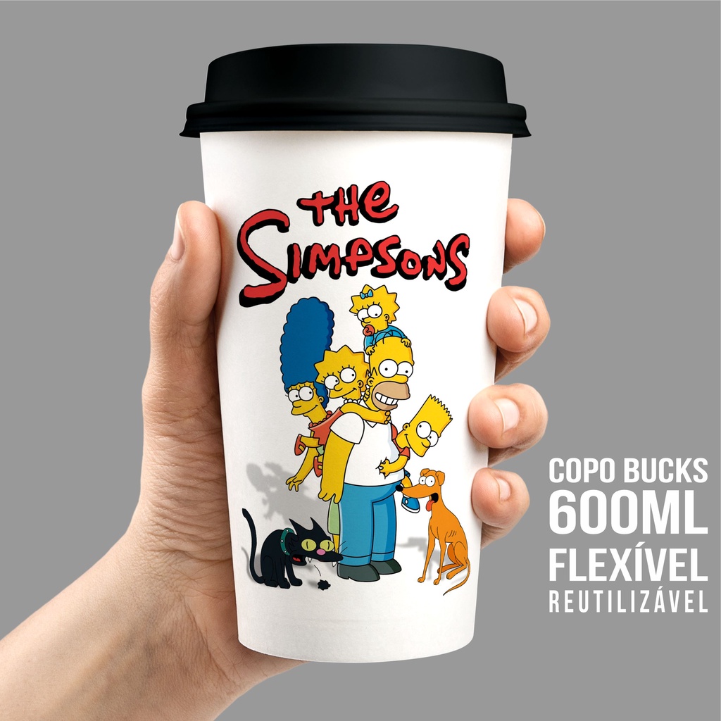 Copo Eco Bucks The Simpsons - TH001 | Shopee Brasil