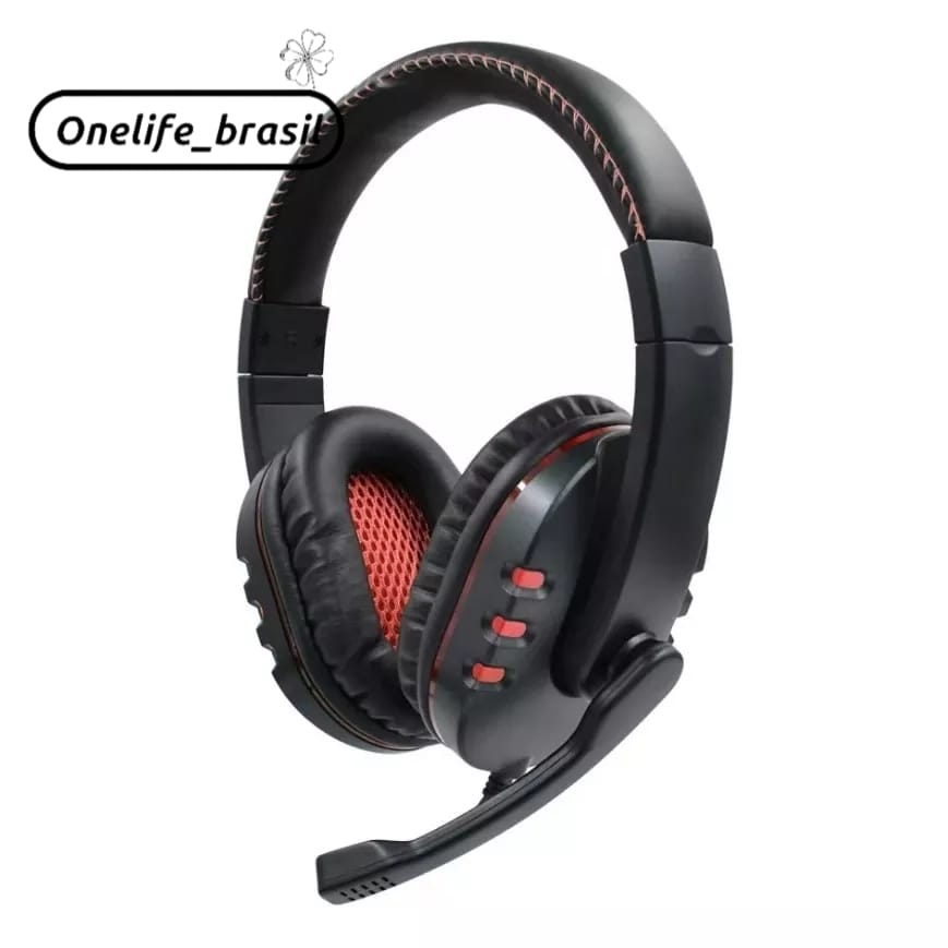 Fone Headset Gamer 7.1 Microfone Controle P3 Profissional Jogo Pc Note Celular Ps4 | Shopee Brasil