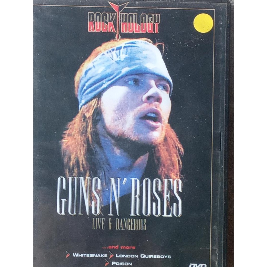 DVD SHOW Guns N' Roses - Live & Dangerous - Rockthology | Shopee Brasil