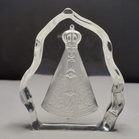 Cristal Lasca de Mesa Nossa Senhora Aparecida em Vidro | Shopee Brasil