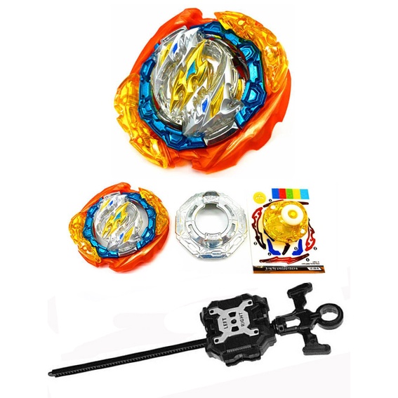 Beyblade Burst B181 Cyclone Ragnaruk .gg.nv-6 + Lançador LR Espada ...