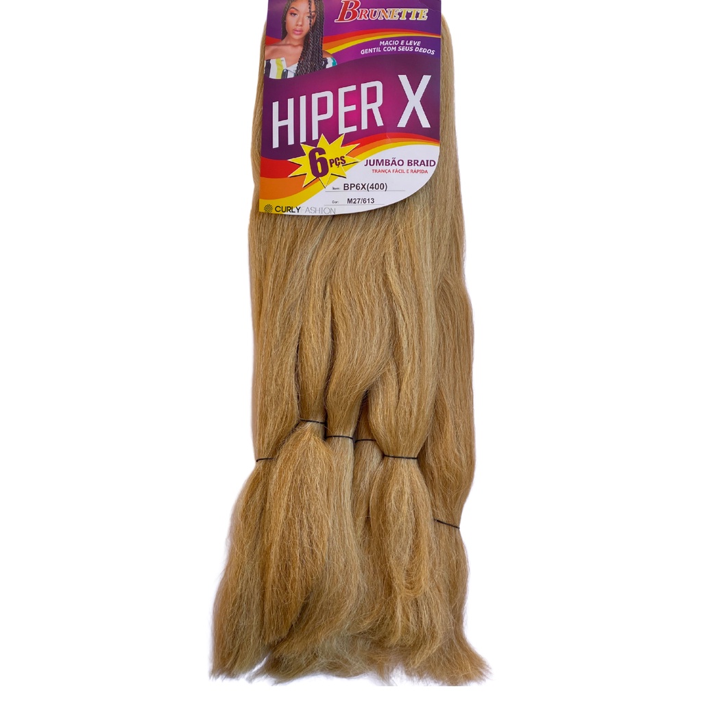 Cabelo Jumbão Super Jumbo Hiper X Para Tranças Box Braids | Shopee Brasil