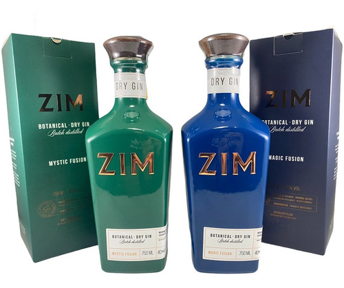 Kit Gin Zim Magic Fusion + Gin Zim Mystic Fusion 750 Ml | Shopee Brasil