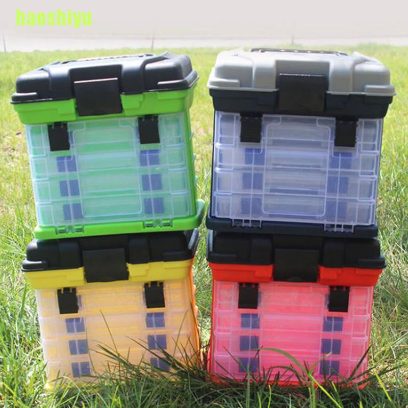 haoshiyu 5 Layer PP+ABS Big Fishing Tackle Box High Quality Plastic ...