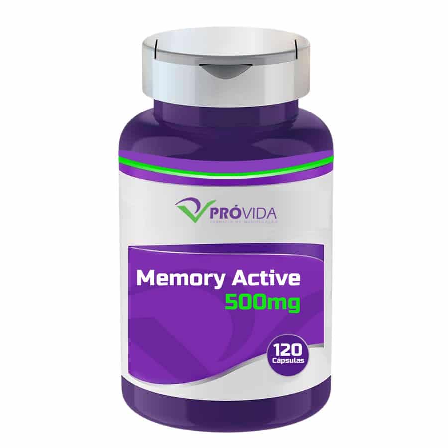 memory active 500 mg 120 capsulas ( Fórmula Avançada para memória e ...