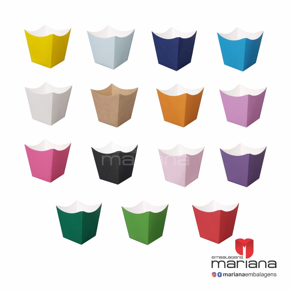 Cachepot Colorido - 10 unidades | Shopee Brasil