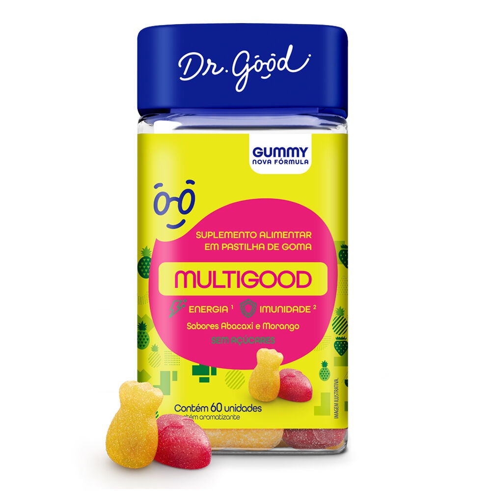 Multivitaminico Multigood Em 60 Gomas - Fini Dr Good | Shopee Brasil