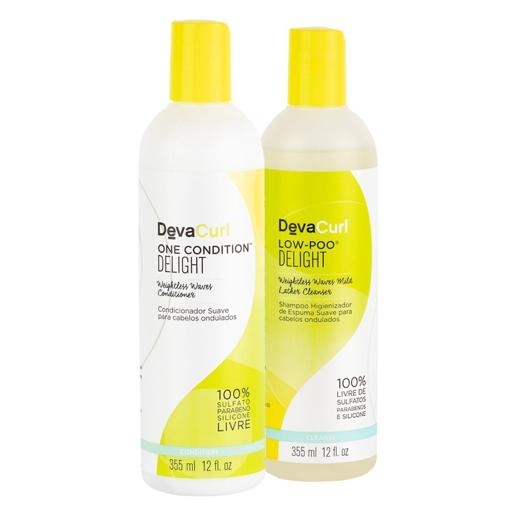 Kit Deva Curl Shampoo e Condicionador Cabelos Ondulados | Shopee Brasil