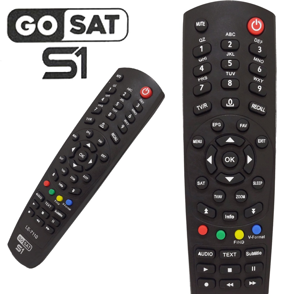 Controle Remoto para Receptor Digital GO SAT S1 HD e S3 HD | Shopee Brasil