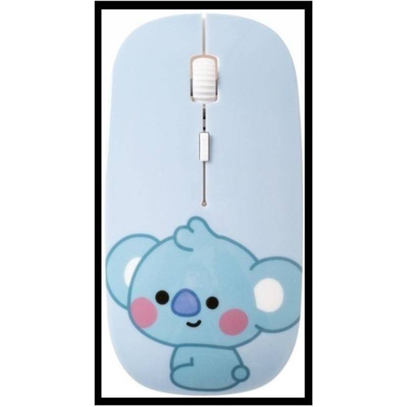 2022 KPOP BTS BT21 Bonito Dos Desenhos Animados Do Mouse Sem Fio Usb ...