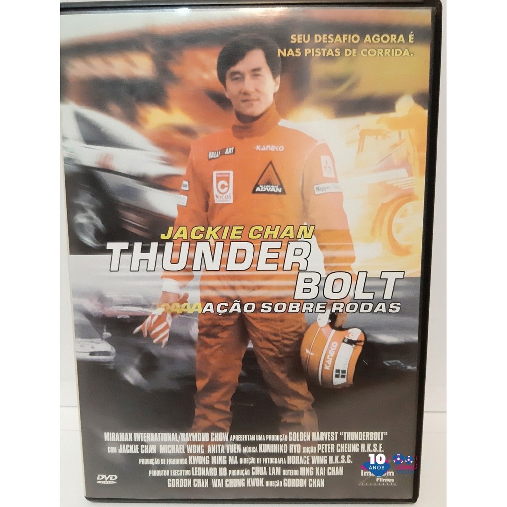 Dvd Original Do Filme Thunderbolt . Jackie Chan | Shopee Brasil