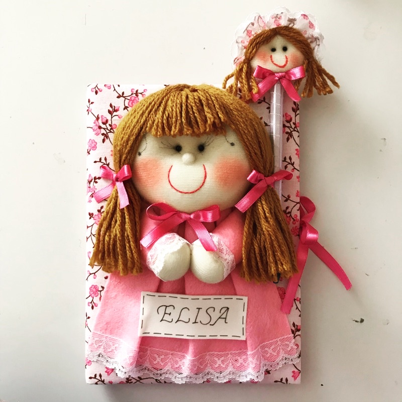 Caderno de boneca de pano | Shopee Brasil