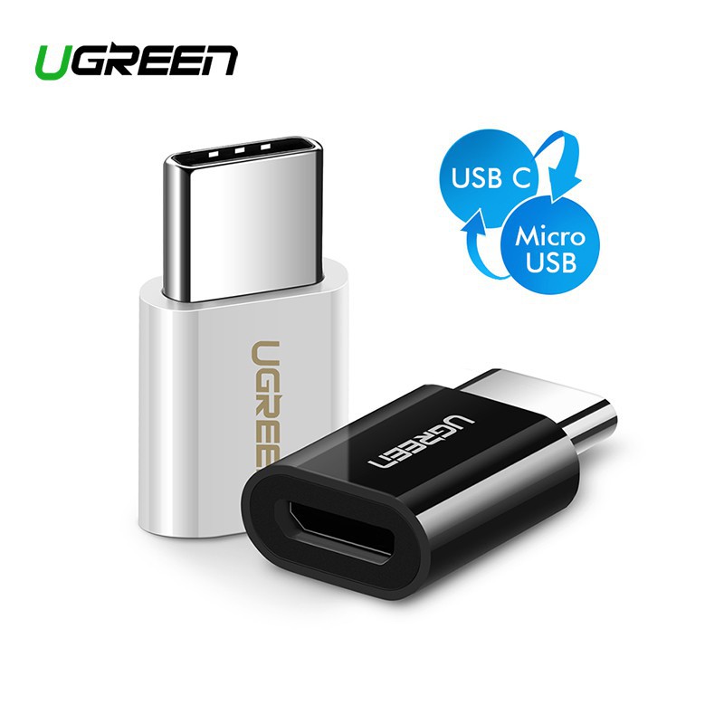 Adaptador Ugreen Tipo C Para Micro USB Fêmea OTG Phone/Tablet/Notebook/Flash Drive / - Escorrega ...
