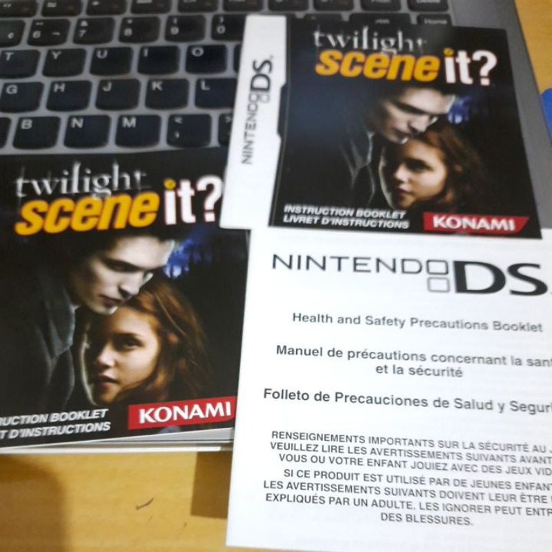 Manual Twilight Scene it? Nintendo ds Original | Shopee Brasil
