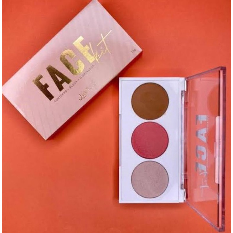 Paleta Face Kit 2 - Luv Beauty | Shopee Brasil