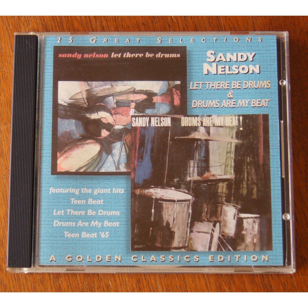 CD Sandy Nelson - Let There Be Drums & Drums Are My Beat | Shopee Brasil