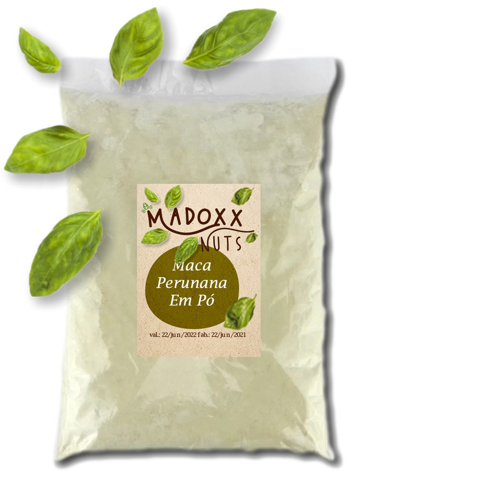 Maca Peruana Em Pó Pura Granel 1 Kg Madoxx Nuts | Shopee Brasil