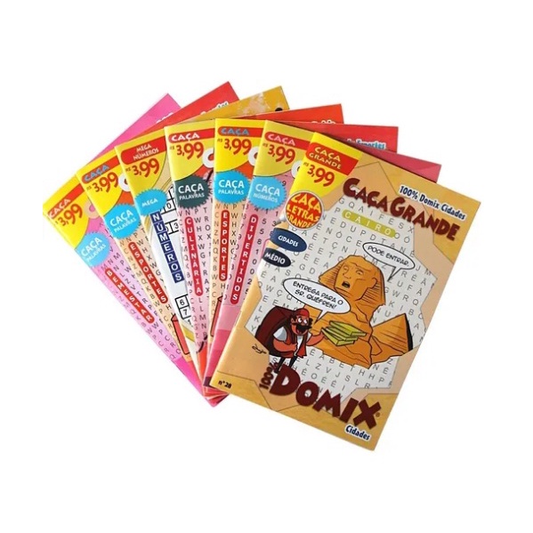 Passatempos Sem Repetição Caça Palavras Letrix | Shopee Brasil