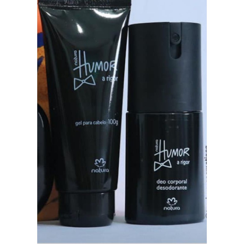 Humor a rigor Deo corporal 100ml+ gel para cabelos | Shopee Brasil
