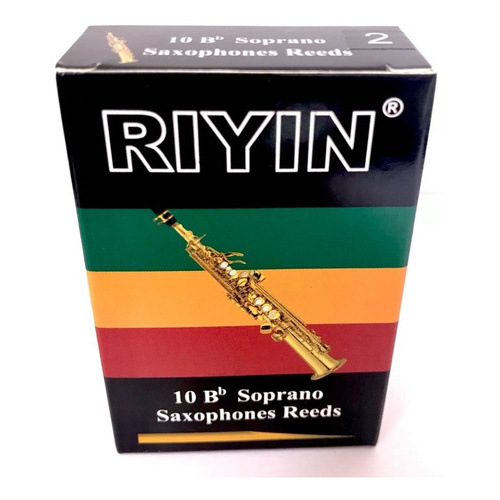 Caixa Palheta Sax Soprano 2,0 10 Unidades Riyin | Shopee Brasil