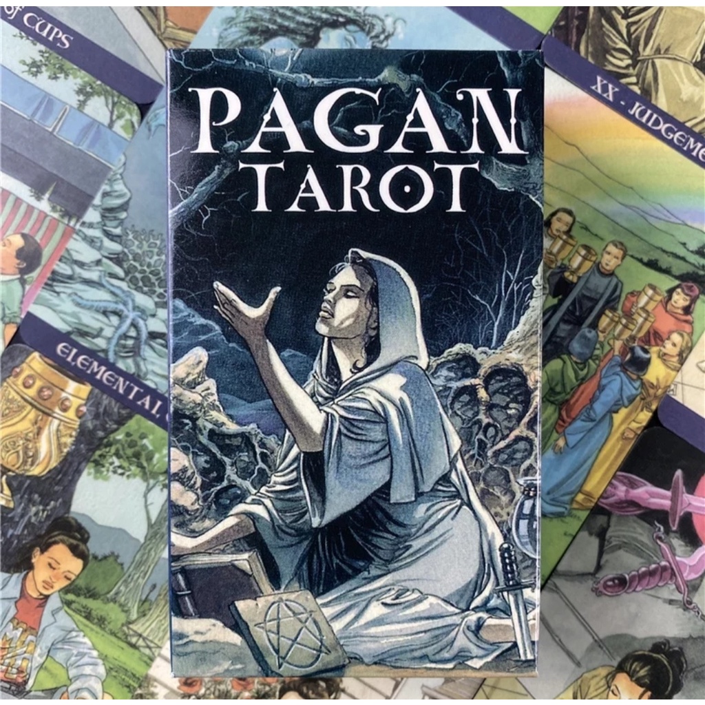 Pagan Tarot Deck Tarô Pagão Wicca Baralho de Cartas de Oráculo | Shopee ...