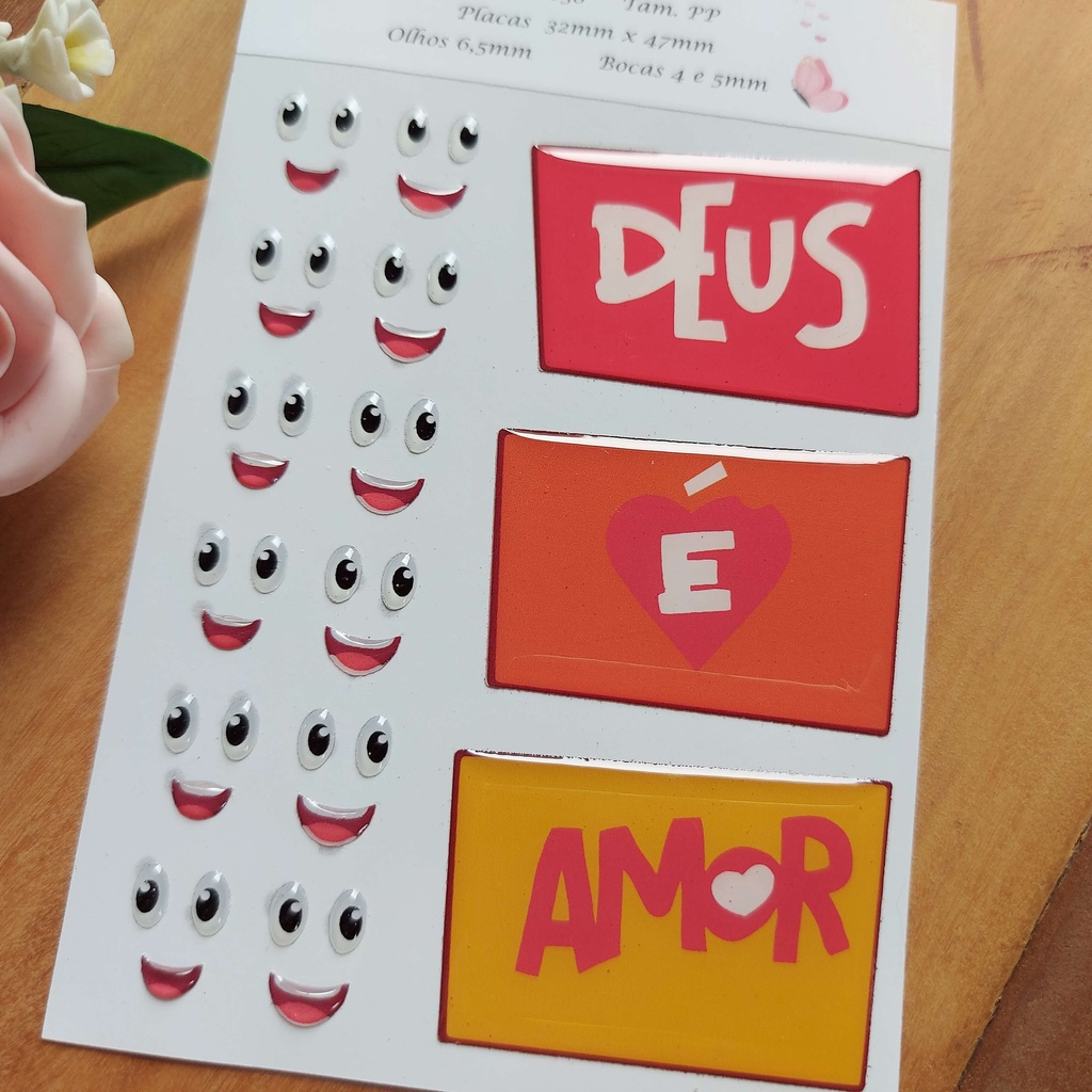 Adesivos Resinados MC038-PP Olhos, Bocas e Placas - 3Plavrinhas ...