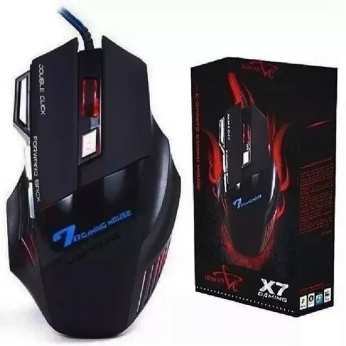 Mouse Gamer H'Maston X7 Gaming 2400DPI - COM NOTA FISCAL | Shopee Brasil