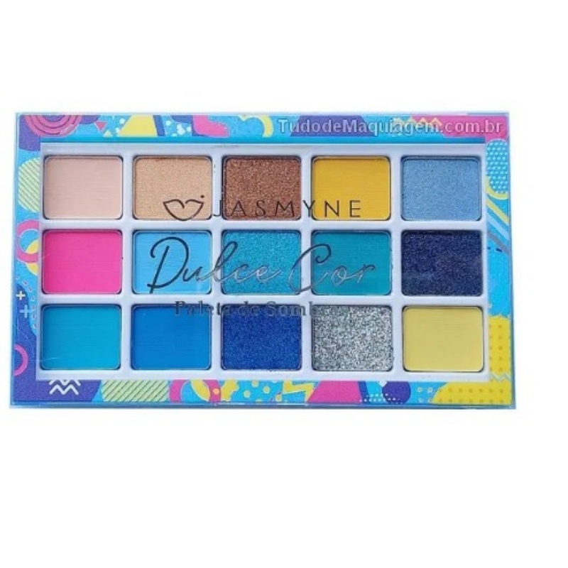Paleta de sombras dulce cor- jasmyne | Shopee Brasil
